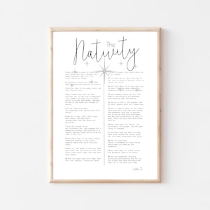 Nativity | Birth of Christ | Christmas Decor | Luke 2 | Life of Christ ...