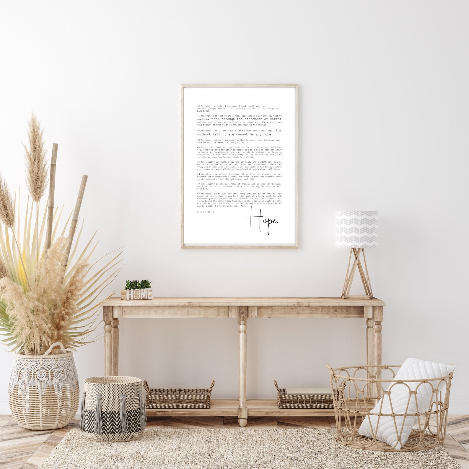 Faith Hope Charity | Attributes of Christ | Hope Print | Scripture ...