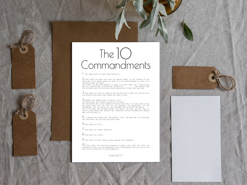 The Ten Commandments | Come Follow Me 2022 | Old Testament | Kid Bible ...