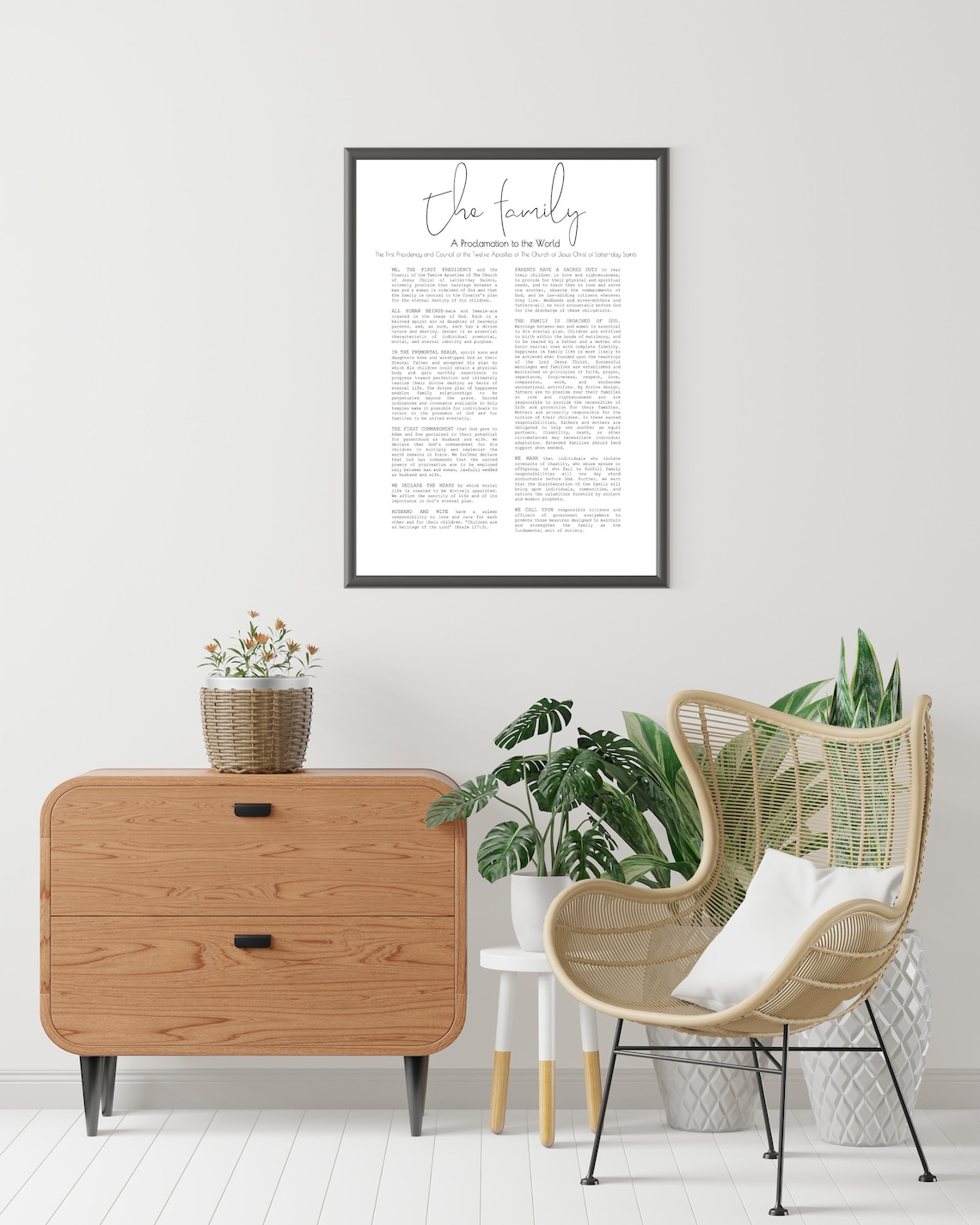 The Family Proclamation | LDS Poster | Instant Download | Farmhouse ...