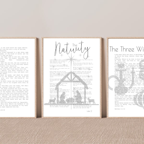 Nativity Print - Etsy