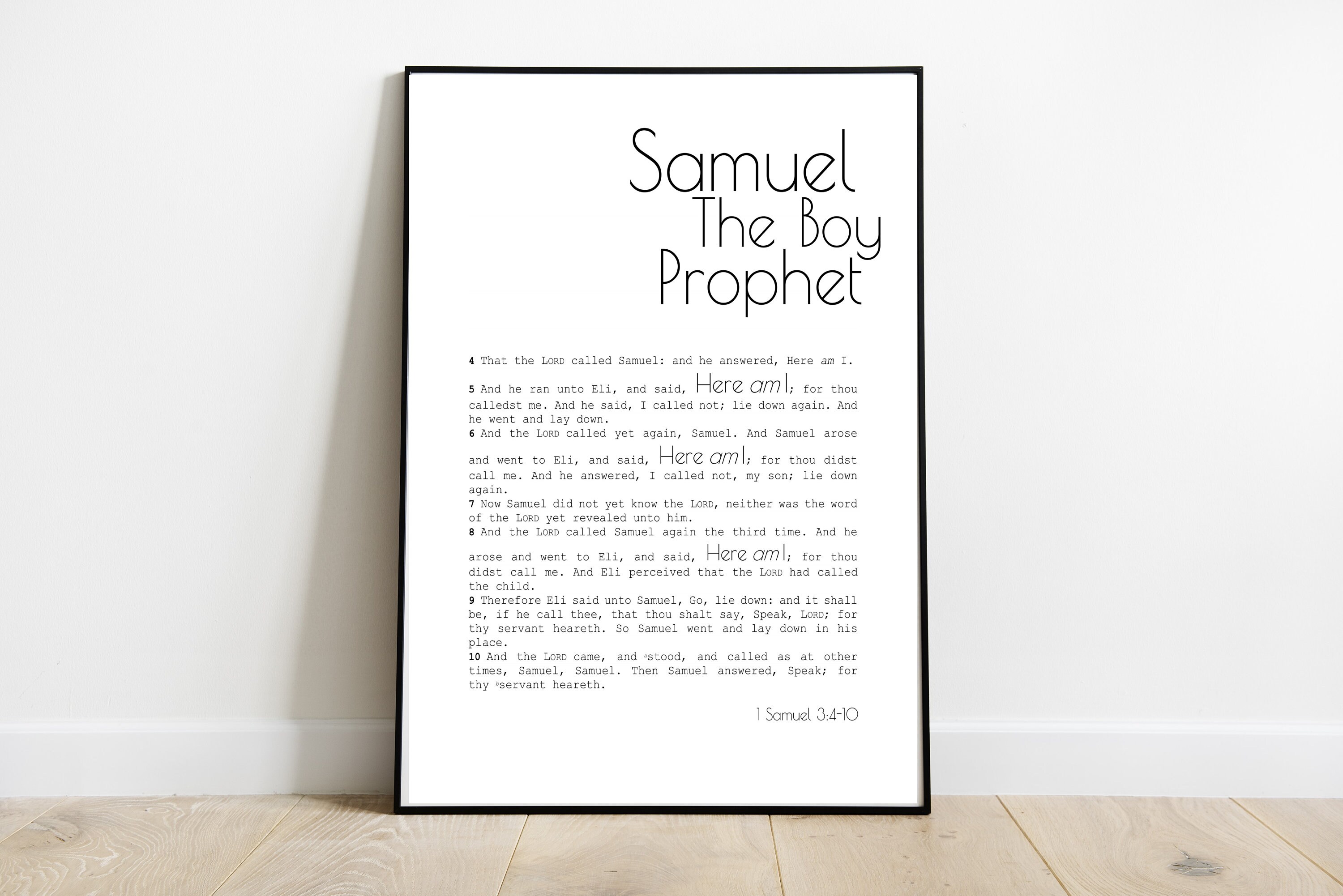 Samuel the Boy Prophet | Come Follow Me 2022 | Boy Room Decor | Bible ...