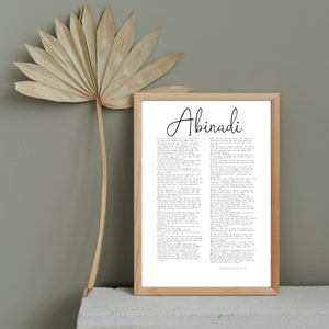 Abinadi | Scripture Wall Art | Book of Mormon Come Follow Me ...