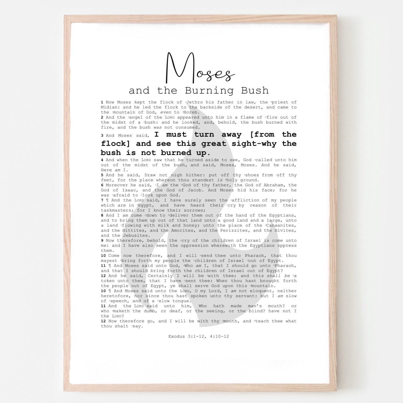 Moses and the Burning Bush | Old Testament Come Follow Me | Book of ...