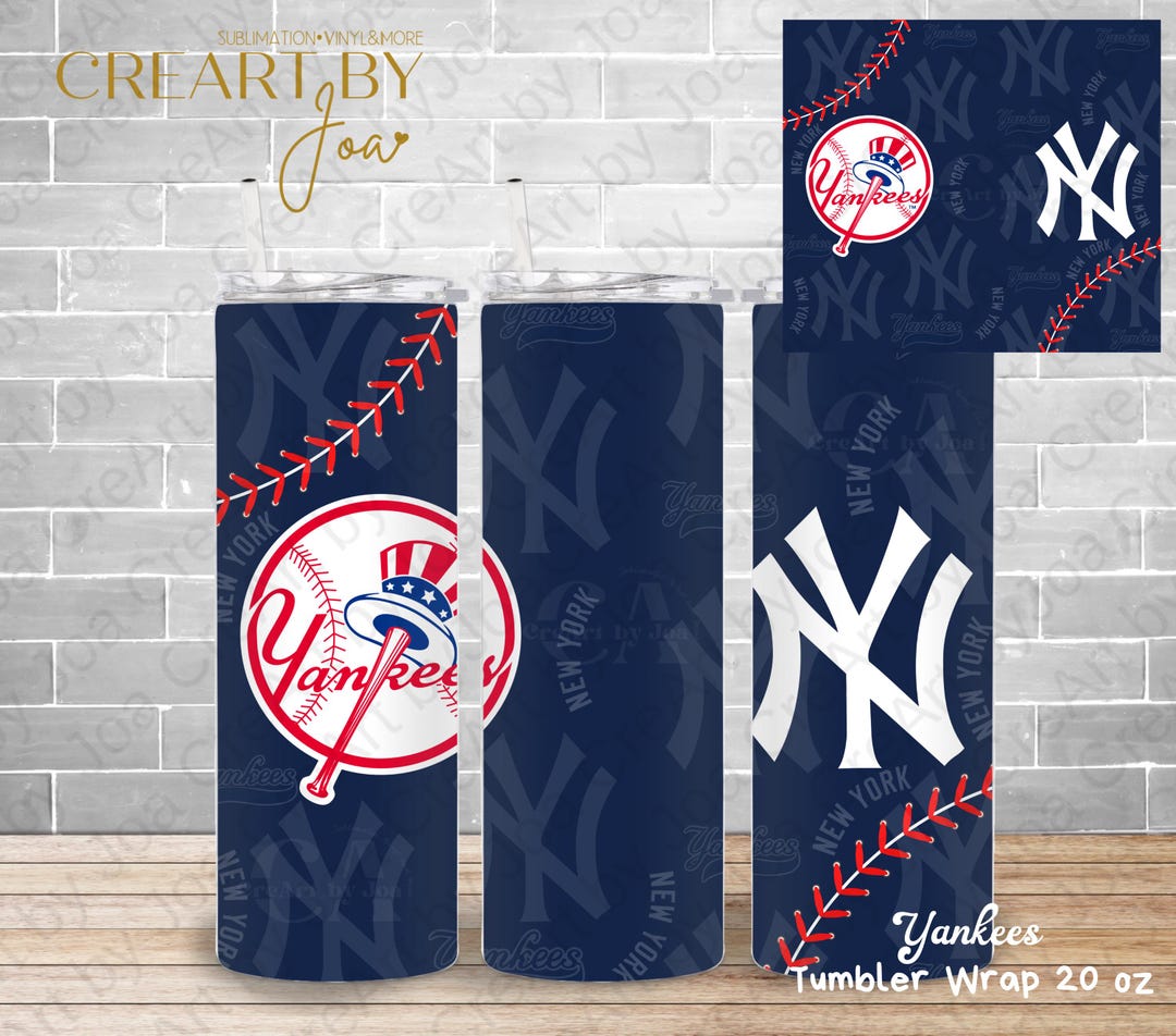 Yankees Wrap/ Tumbler Wrap/ Skinny Tumbler / New York - Etsy