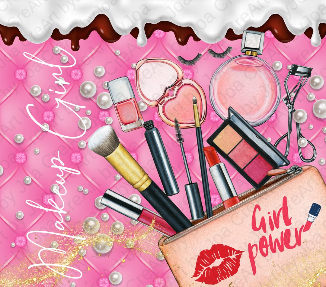 Makeup Girl Tumbler Wrap - Etsy