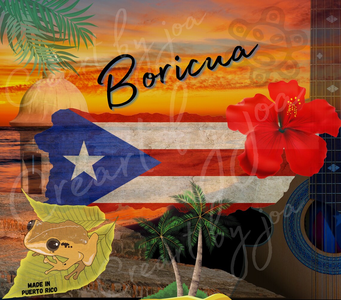 Puerto Rico Wrap/ PNG Puerto Rico/ Skinny Tumbler Templet / - Etsy