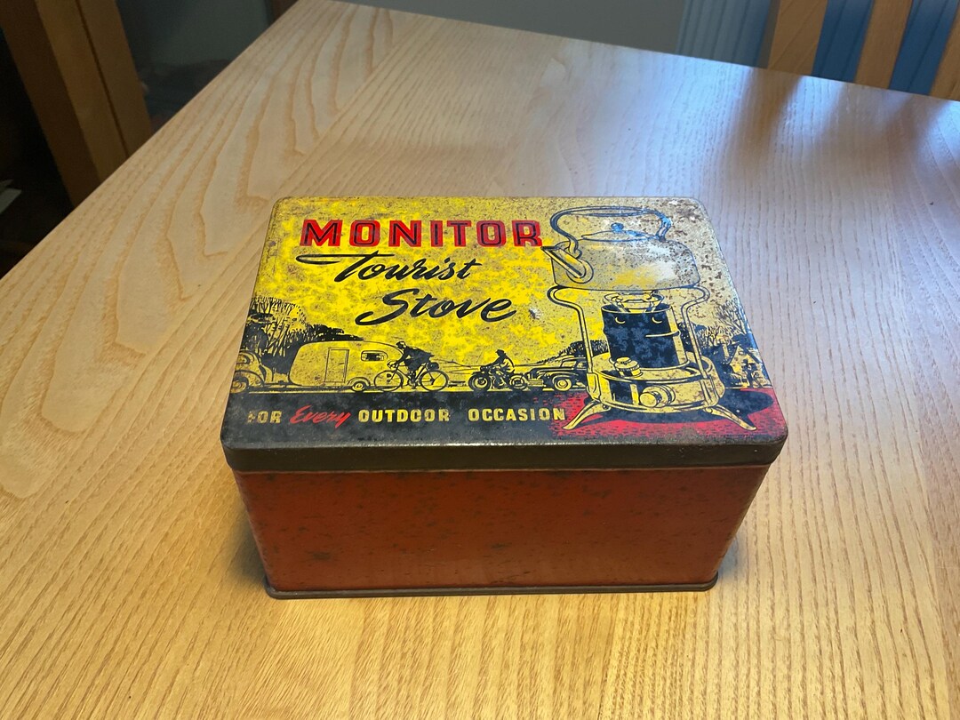 Vintage Monitor Tourist Stove Paraffin Power Cut Back Up - Etsy