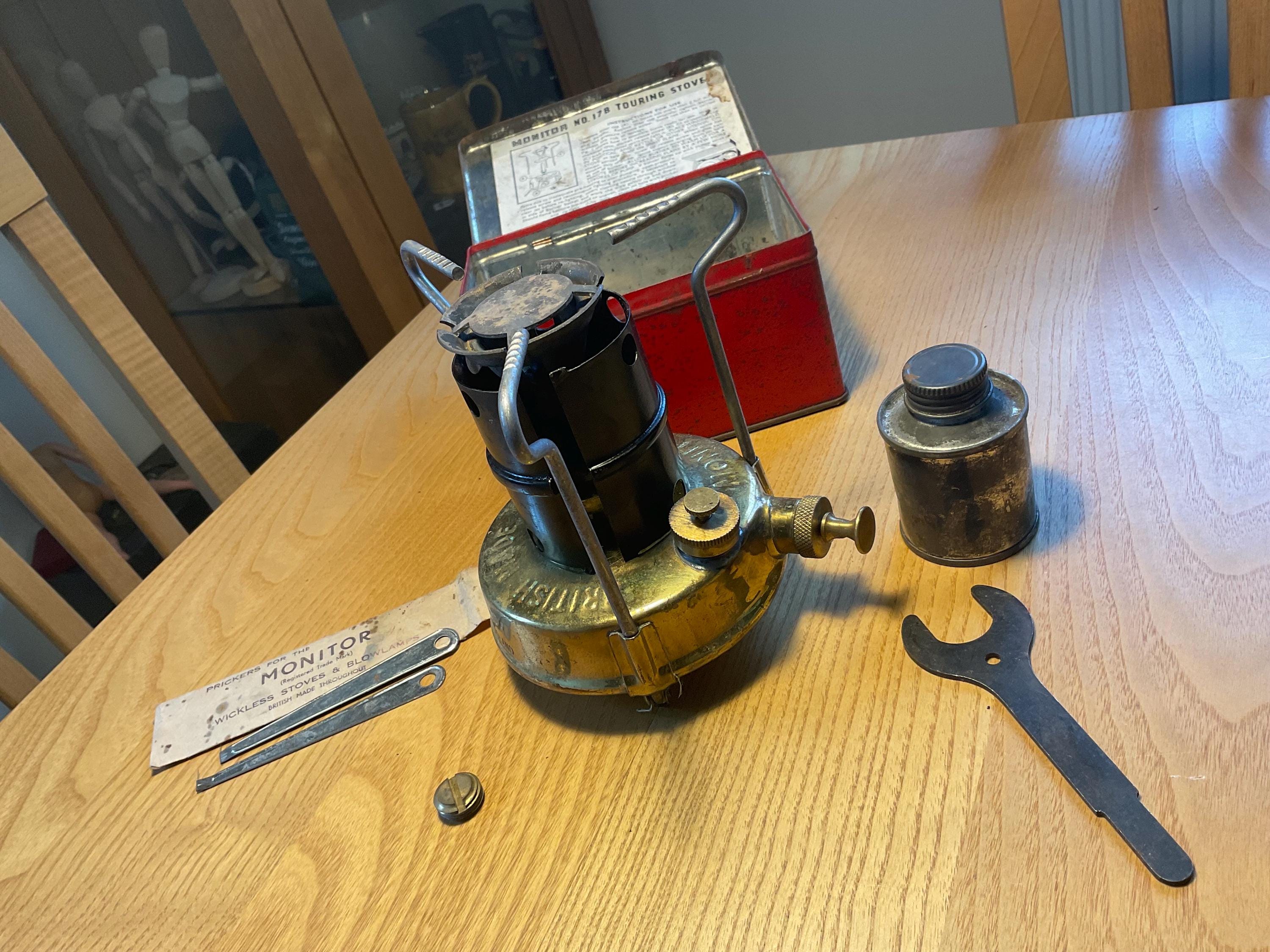 Vintage Monitor Tourist Stove Paraffin Power Cut Back Up - Etsy