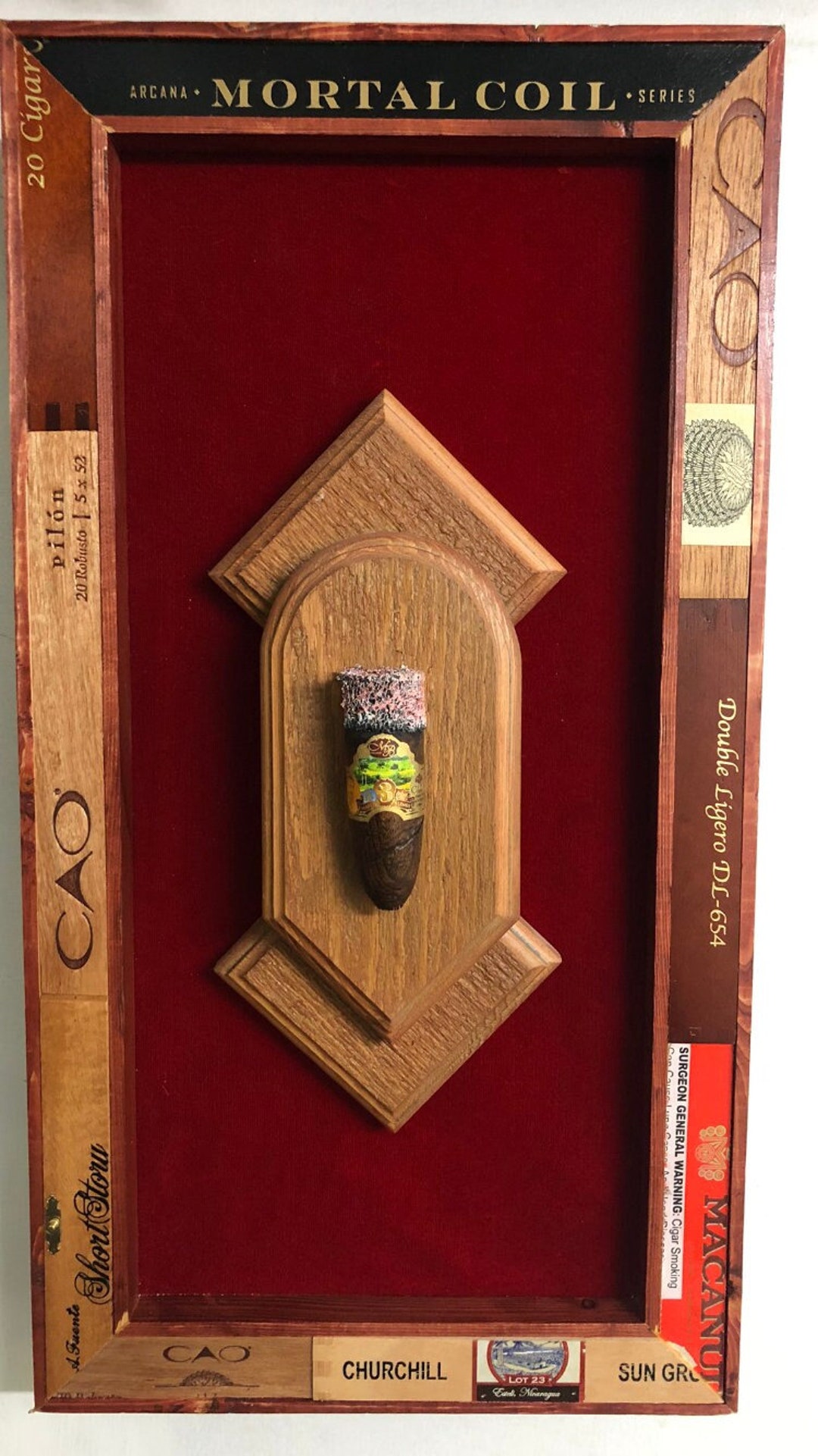 Cigar Plaque Frame - Etsy