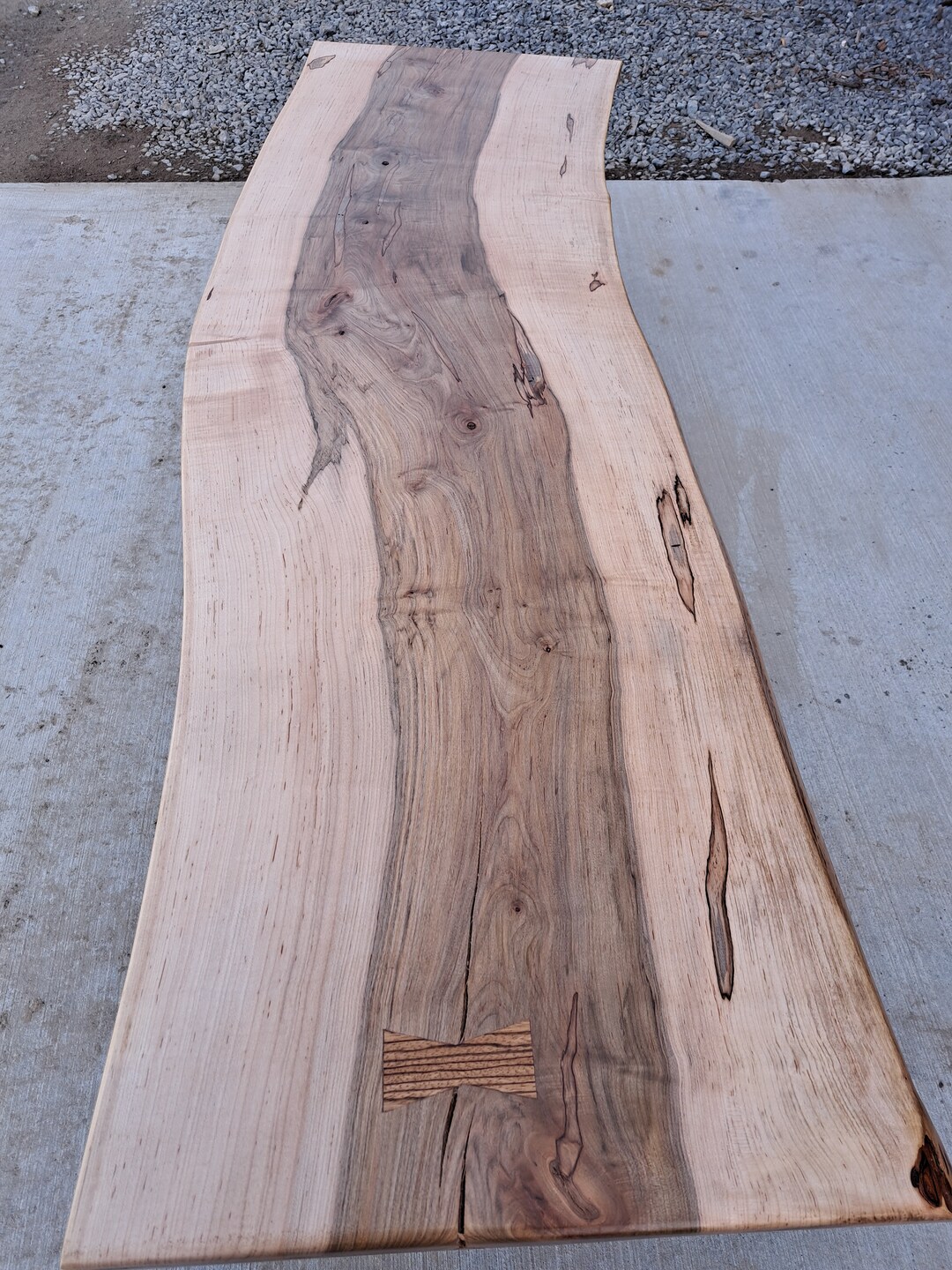 Wormy Maple With a Exotic Zebra Bowtie - Etsy