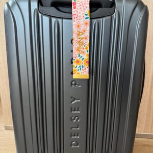 Personalized Luggage Tag Fabric Luggage Tag Monogrammed Luggage Tag ...