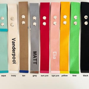 Personalized Luggage Tag Fabric Luggage Tag Monogrammed Luggage Tag ...
