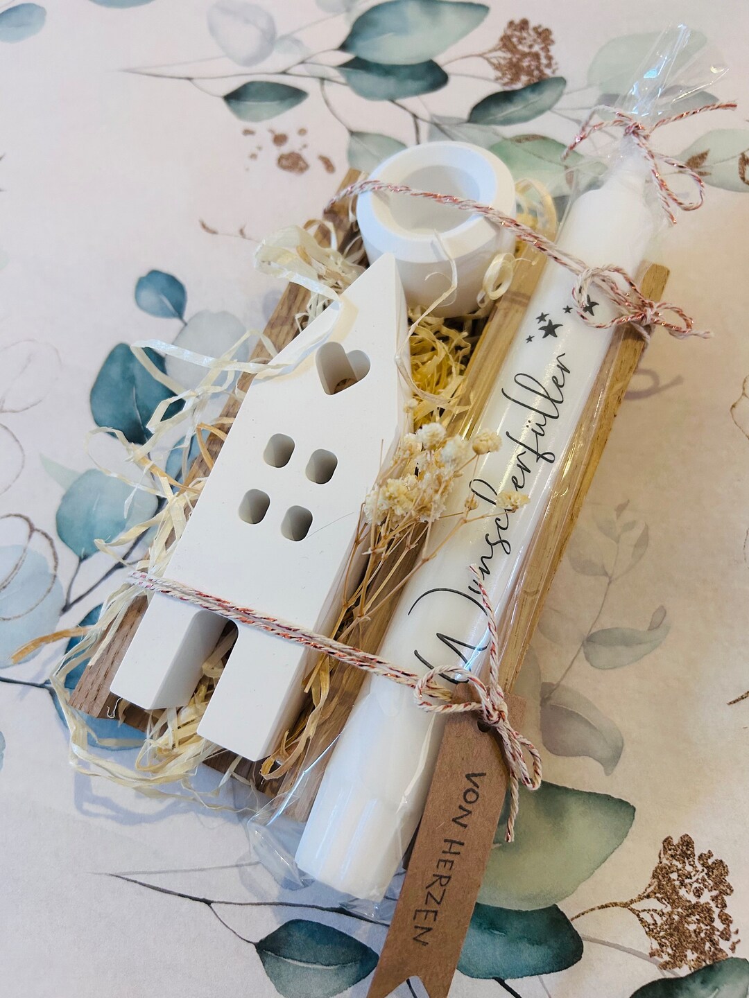 Geschenk Set Raysin mit Kerze inkl. Spruch - Etsy.de