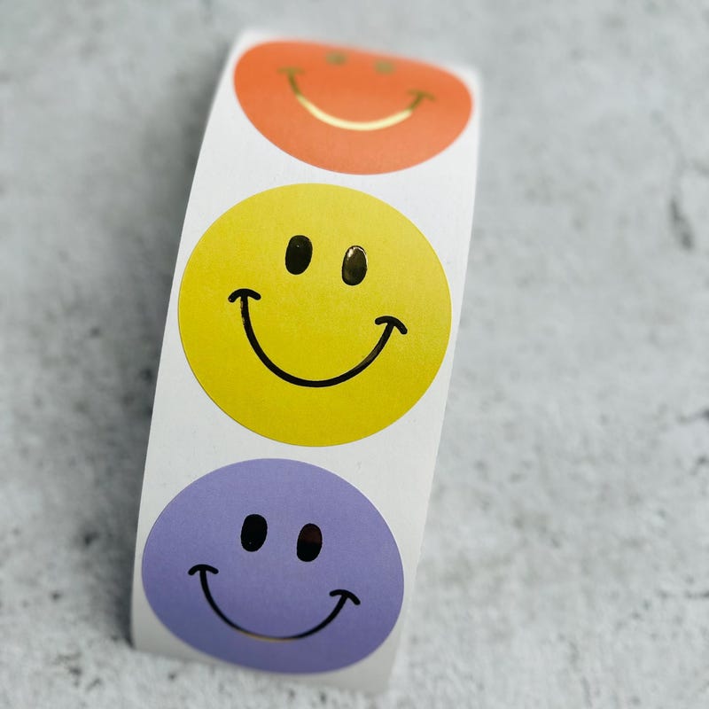 Smiley aufkleber - Etsy.de