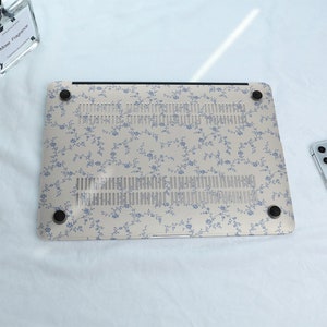 Light Blue Elegant Flowers MacBook Case for New MacBook Air - Etsy