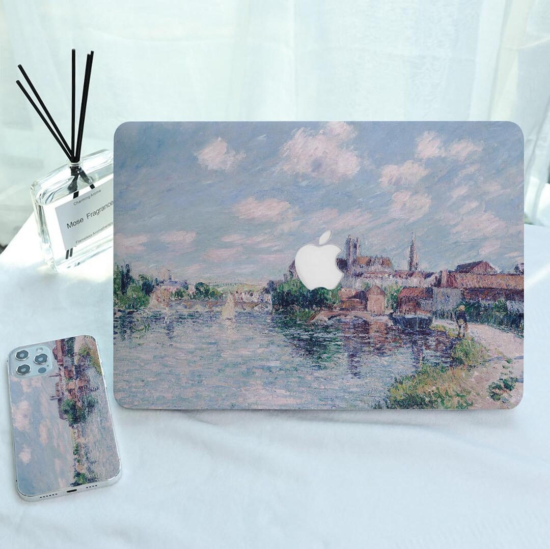Sky River Oil Painting MacBook Case for New MacBook Air 15 Inch M3 M2 ...