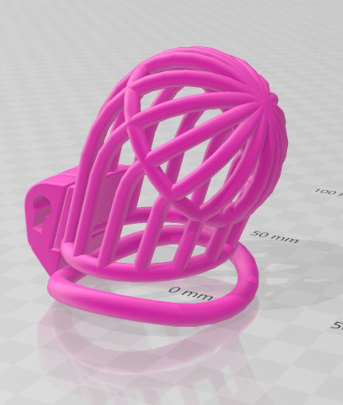 Stl-file for CCG ONE, Hand-made Custom Fit Chastity Cage Stealth Lock ...