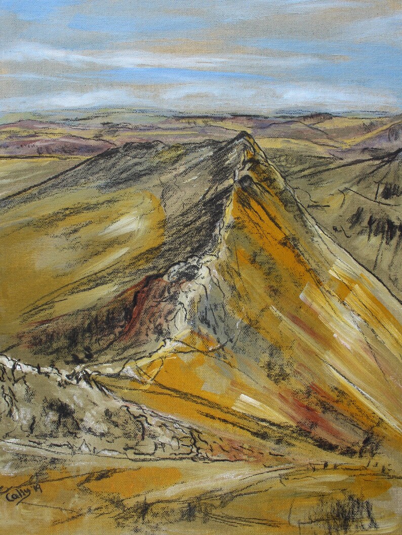 Striding Edge - Limited Edition Fine Art Print - Etsy UK