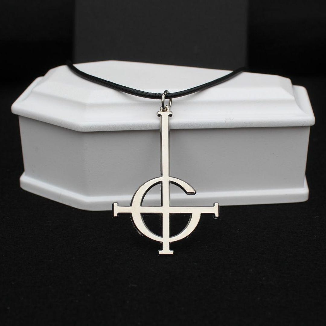 LUCIFIX Inverted Cross Pendant Cord or Chain Necklace, Upside Down ...