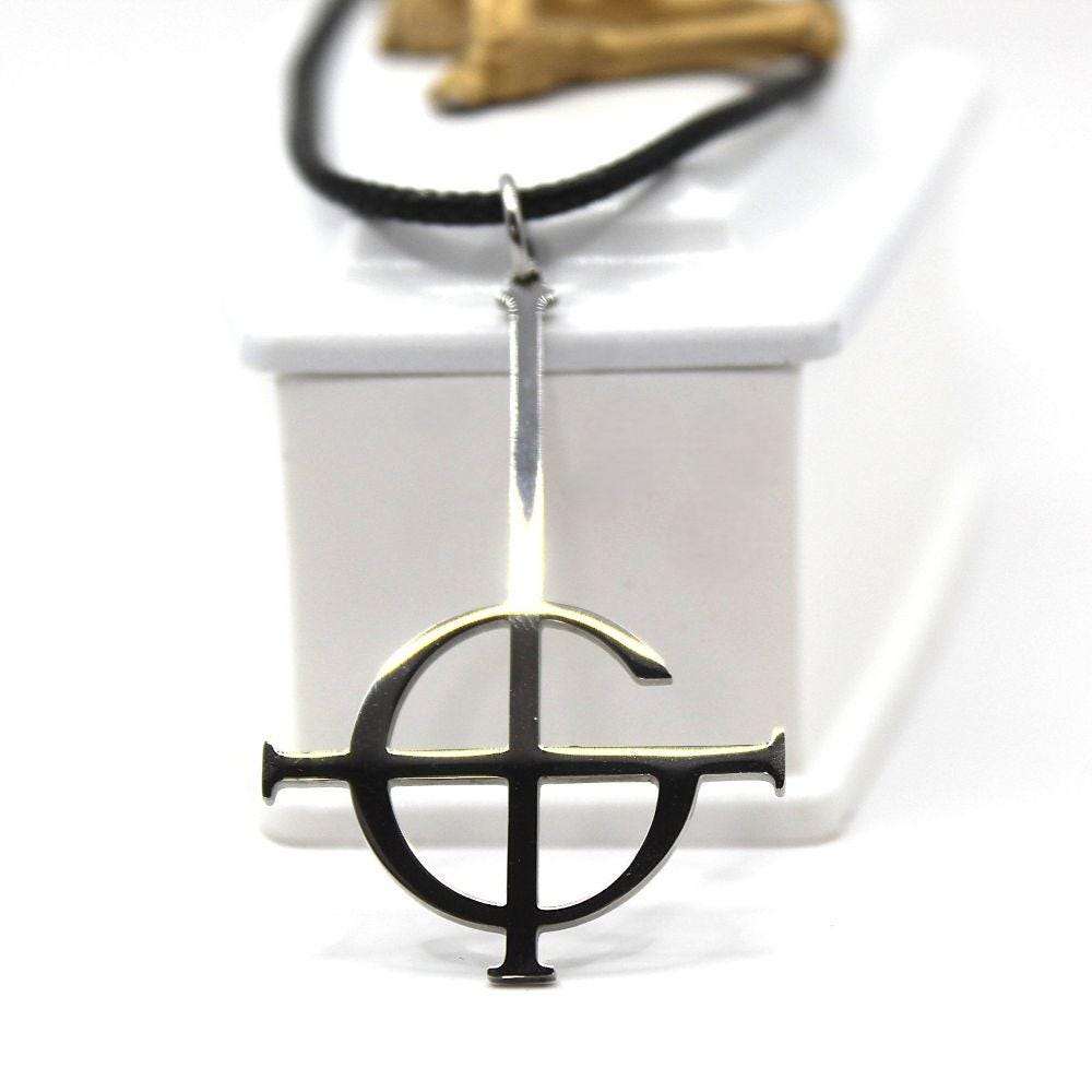 New LUCIFIX Inverted Cross 48mm Pendant Necklace, Upside Down Crucifix ...