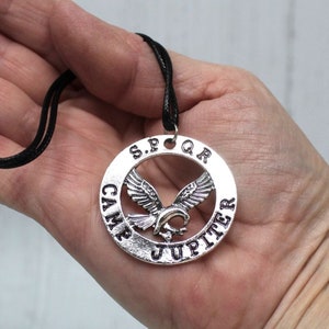 Camp HALF BLOOD Necklace, Camp JUPITER Necklace, Percy Jackson Necklace ...