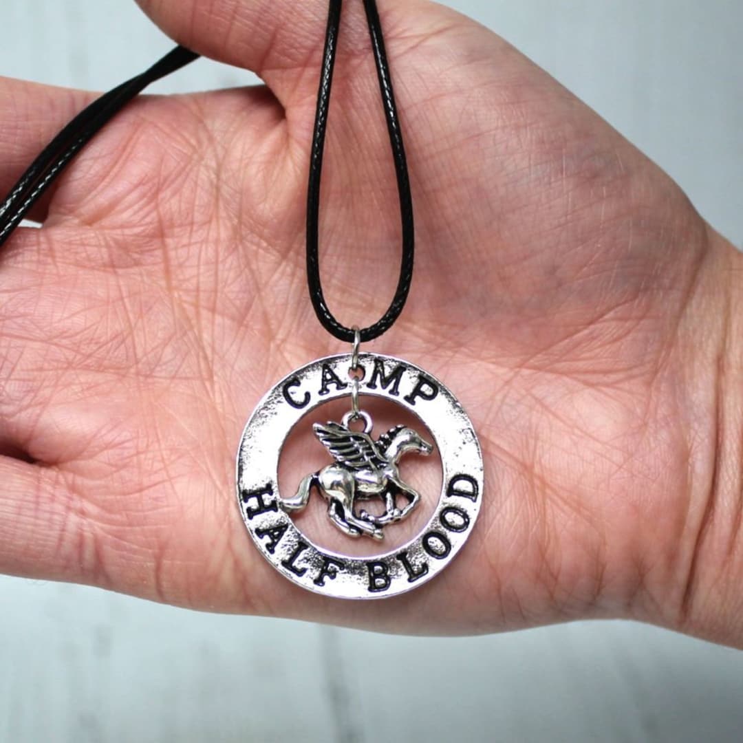 Camp HALF BLOOD Necklace, Camp JUPITER Necklace, Percy Jackson Necklace ...