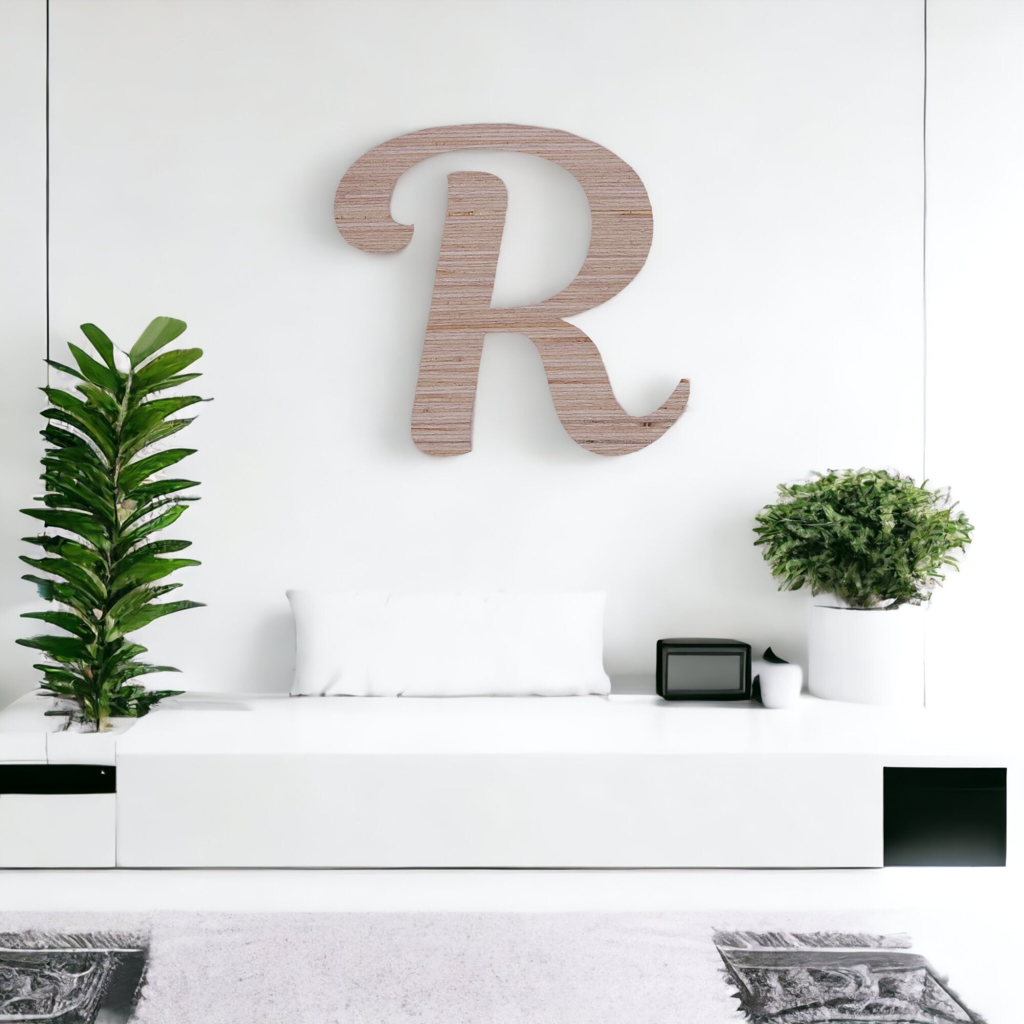 Custom Wooden 4 to 36 Single Letters Wall Decor