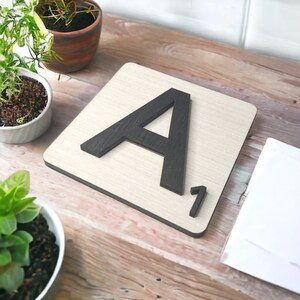 Scrabble Wall Tile Letters 4x4 Inch 3D - Etsy