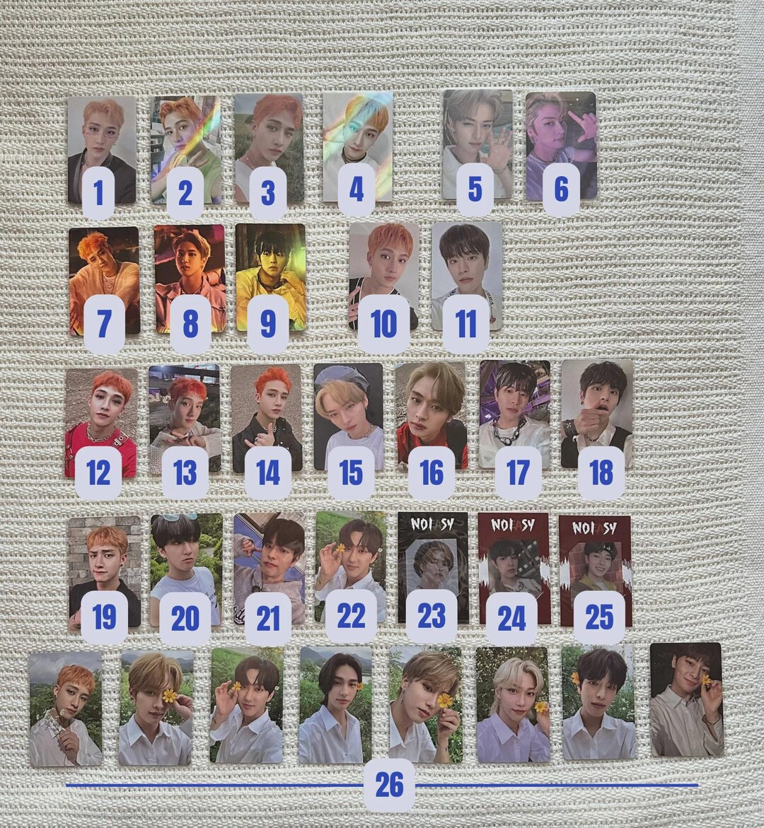 NEW Stray Kids Official Noeasy Wolfgang Surfin Aladdin Photocards Pc ...