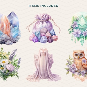 37 PNG Watercolor Pastel Witch Clipart, Pastel Witchcraft Clip Art ...