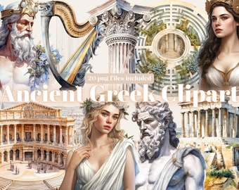Ancient Greek Mythology Clipart Aphrodite Venus 75 High - Etsy