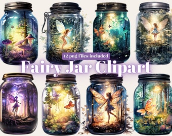 Watercolour Fireflies Clipart Bundle 18 Transparent PNG - Etsy