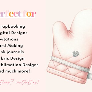 Watercolor Baking Clipart, Baking Supplies, Home Bakery Logo, Cooking ...