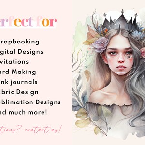 14 Nature Princess Pack | PNG | Beautiful Fairytale Clip Art ...