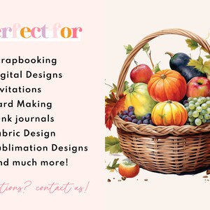 Watercolor Fall Decor, Fall Clipart, Cozy Autumn, Planner Stickers ...