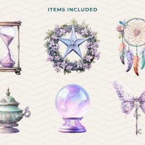 37 PNG Watercolor Pastel Witch Clipart, Pastel Witchcraft Clip Art ...