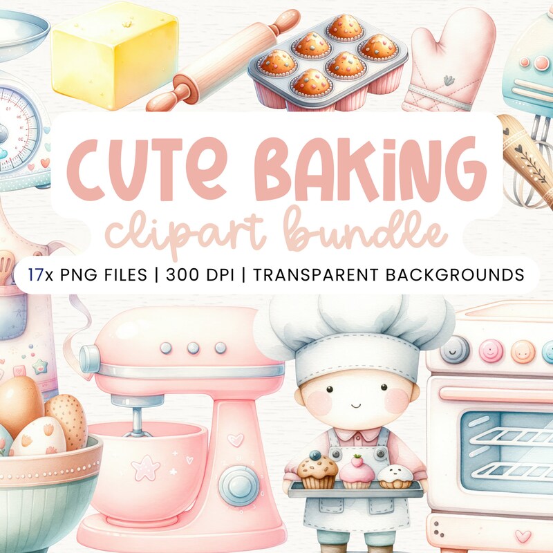 Baking Clipart - Etsy