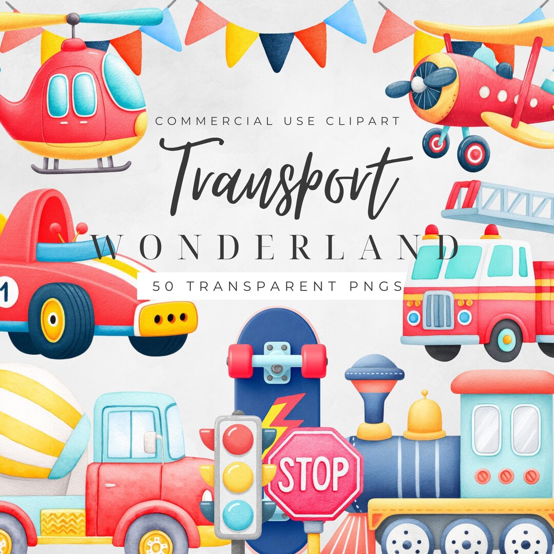 Transport Clipart PNG, Vehicle Graphics Commercial Use, 50 ...