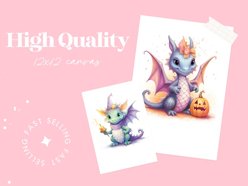 Cute Witchy Dragon Clipart Watercolor Halloween Dragon PNG - Etsy