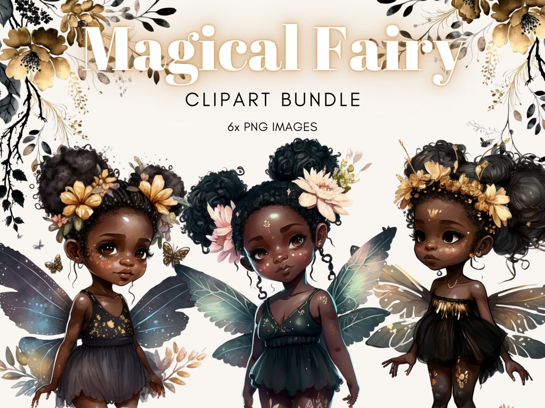 Glitter Fairy Clipart, Fairy Wings, Sparkles, Flowers, Wand, Spring ...