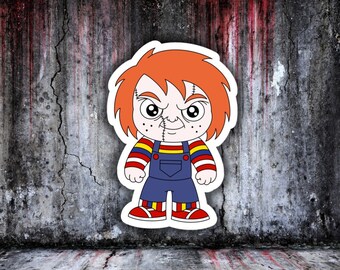 Horror Movie Chibi Stickers Annabelle - Etsy
