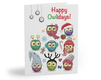 Christmas Owls - Etsy