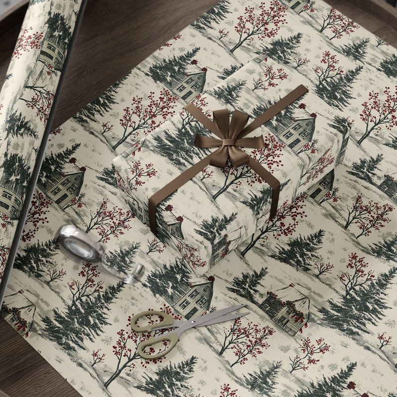 Retro Wrapping Paper - Etsy