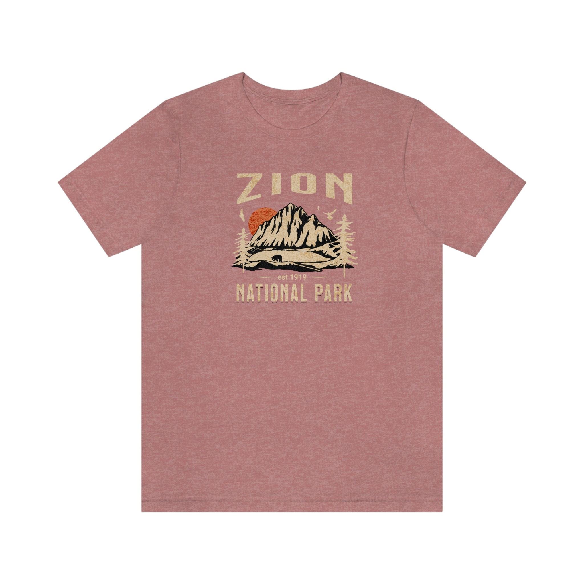 Zion National Park Shirt, National Parks Tshirt, Vintage Mountain T ...