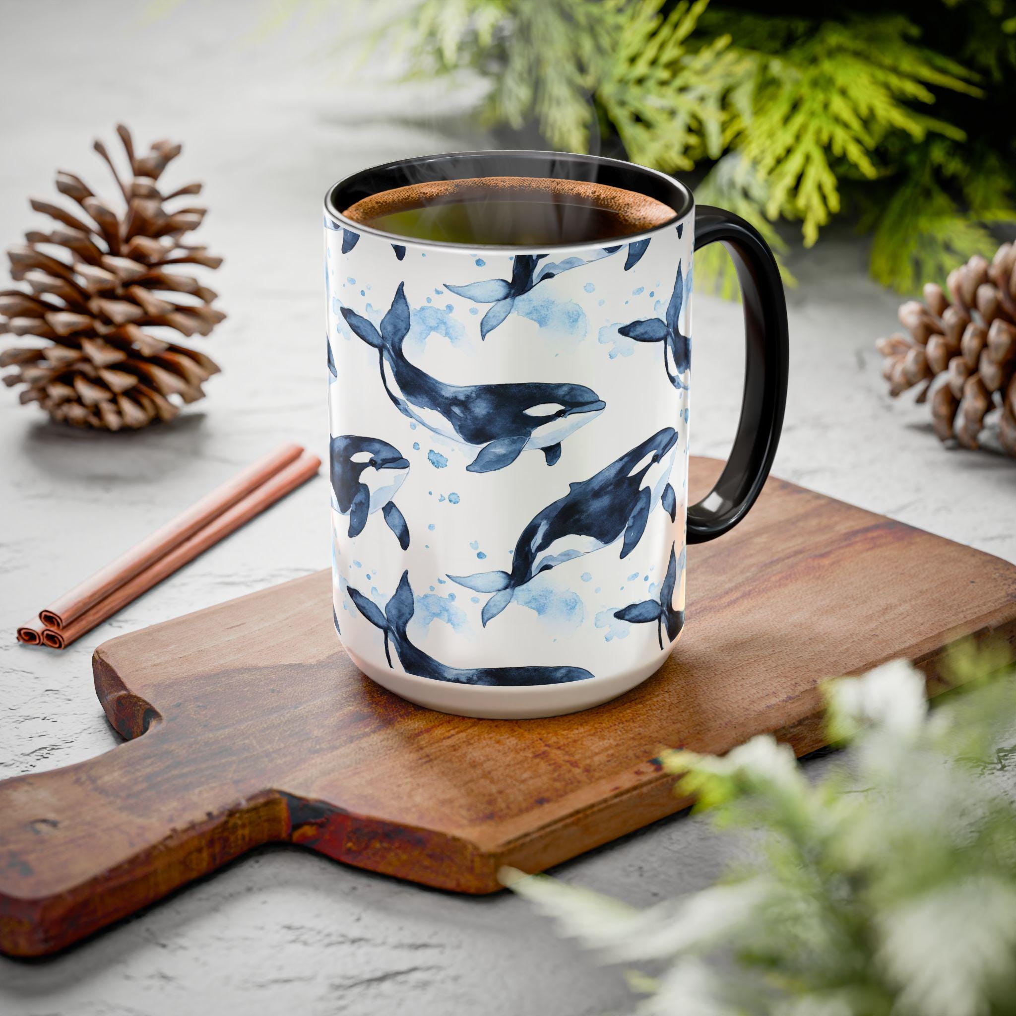 Orca Mug, Whale Coffee Mug, Orca Lover Gifts, Gift for Whale Lovers ...