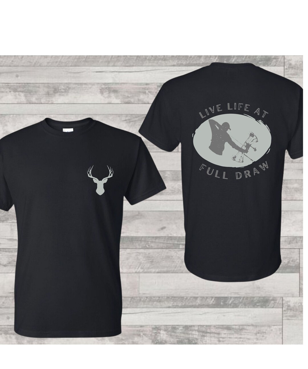 Bowhunter Tshirt, Hunting Gifts for Me, Bowhunting Shirt, Front Back ...