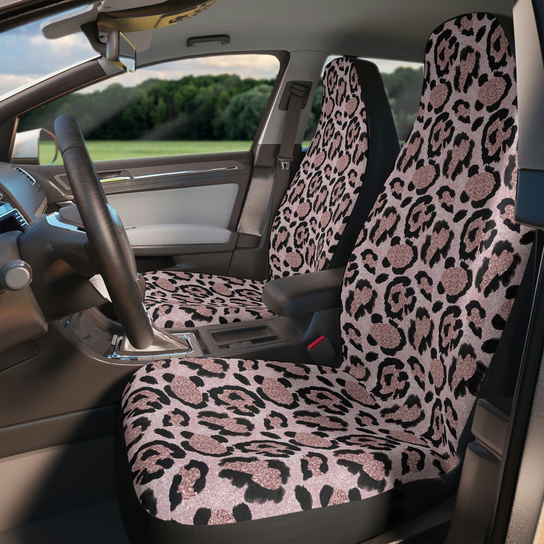 Car Seat Covers for Vehicle Leopard Print Seat Covers Pink Seat Covers Bizarre Car Seat Covers Y2K Seat Cover Universal Fit Set of 2 Etsy