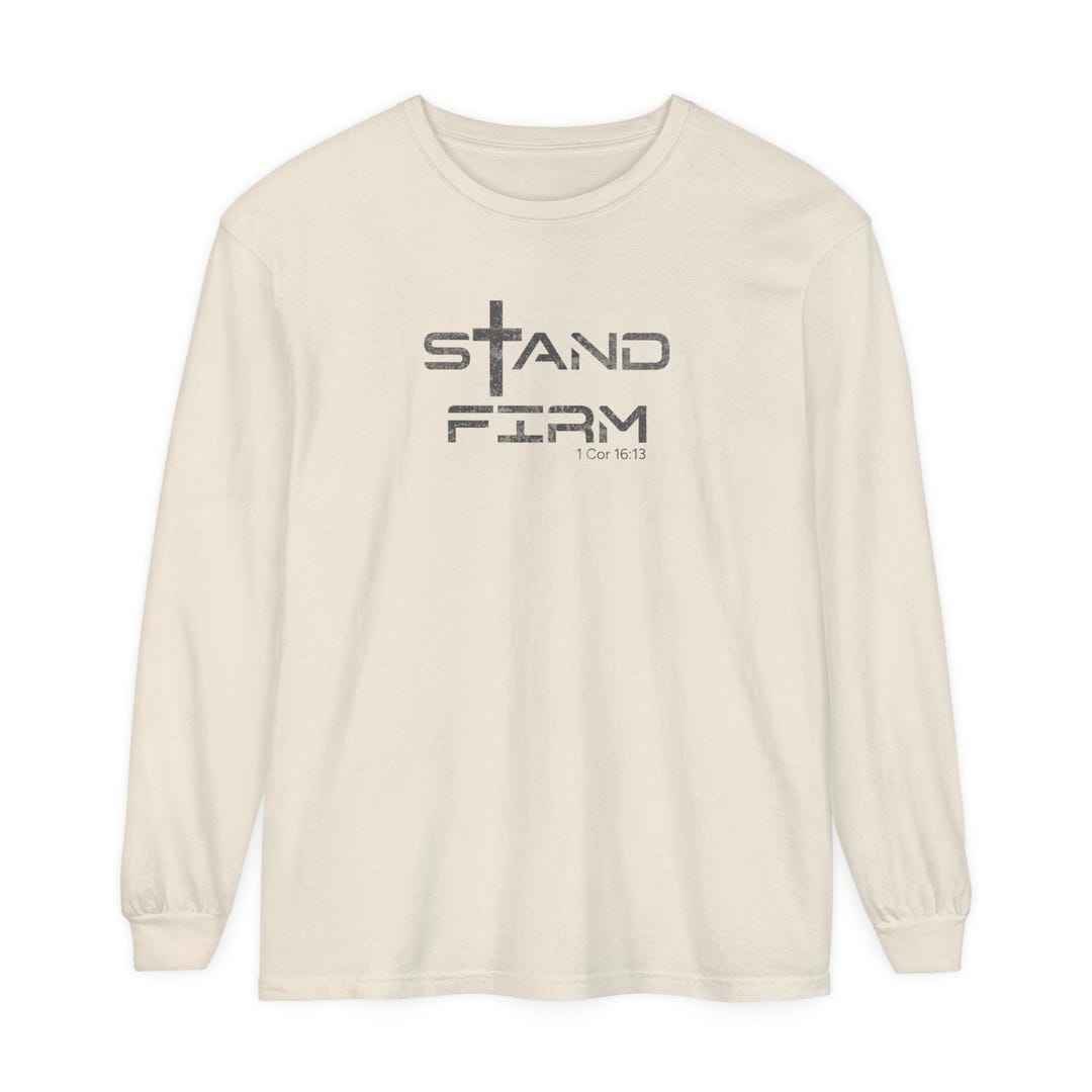 Christian Long Sleeve Shirt for Men, Comfort Colors Bible Verse Shirt ...