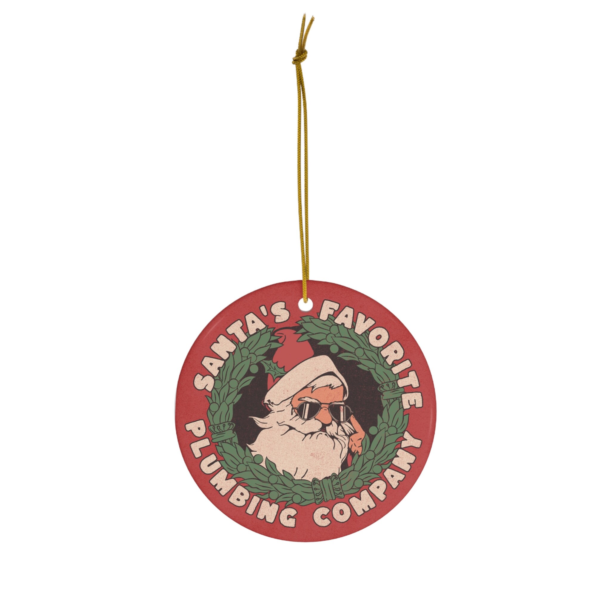 Santa's Favorite Plumbing Company Ornament, Heating & Air Conditioning ...